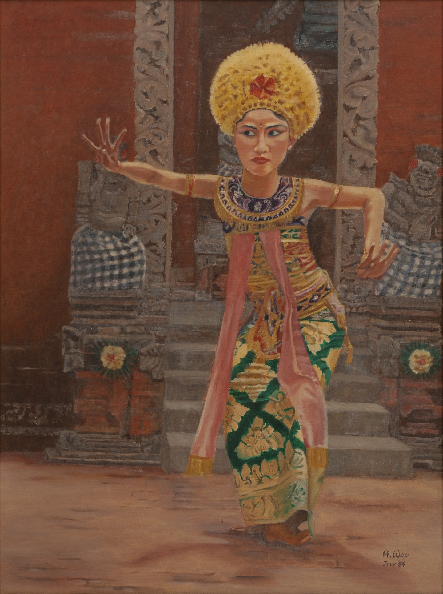 balinese dancer – Anthony Woo Art